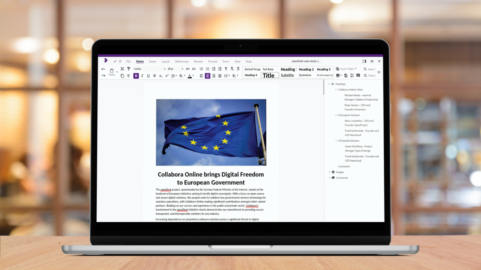 Writer - Collabora Online and Collabora Office