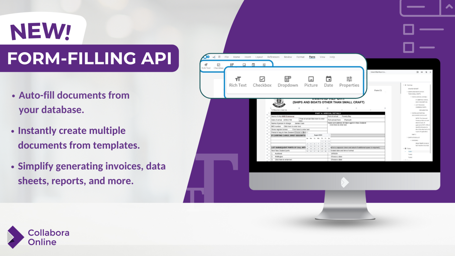 Automatic Document Creation - Collabora Online and Collabora Office