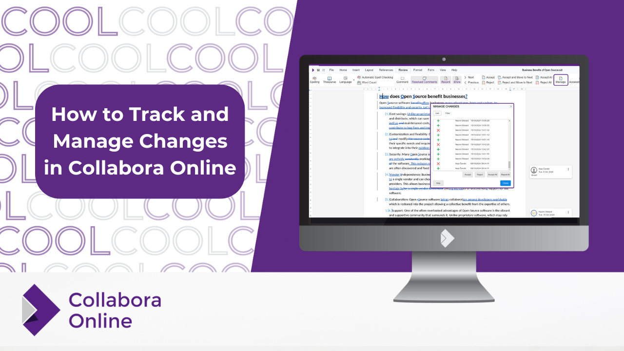 How to Track and Manage Changes in Collabora Online - Collabora Online ...