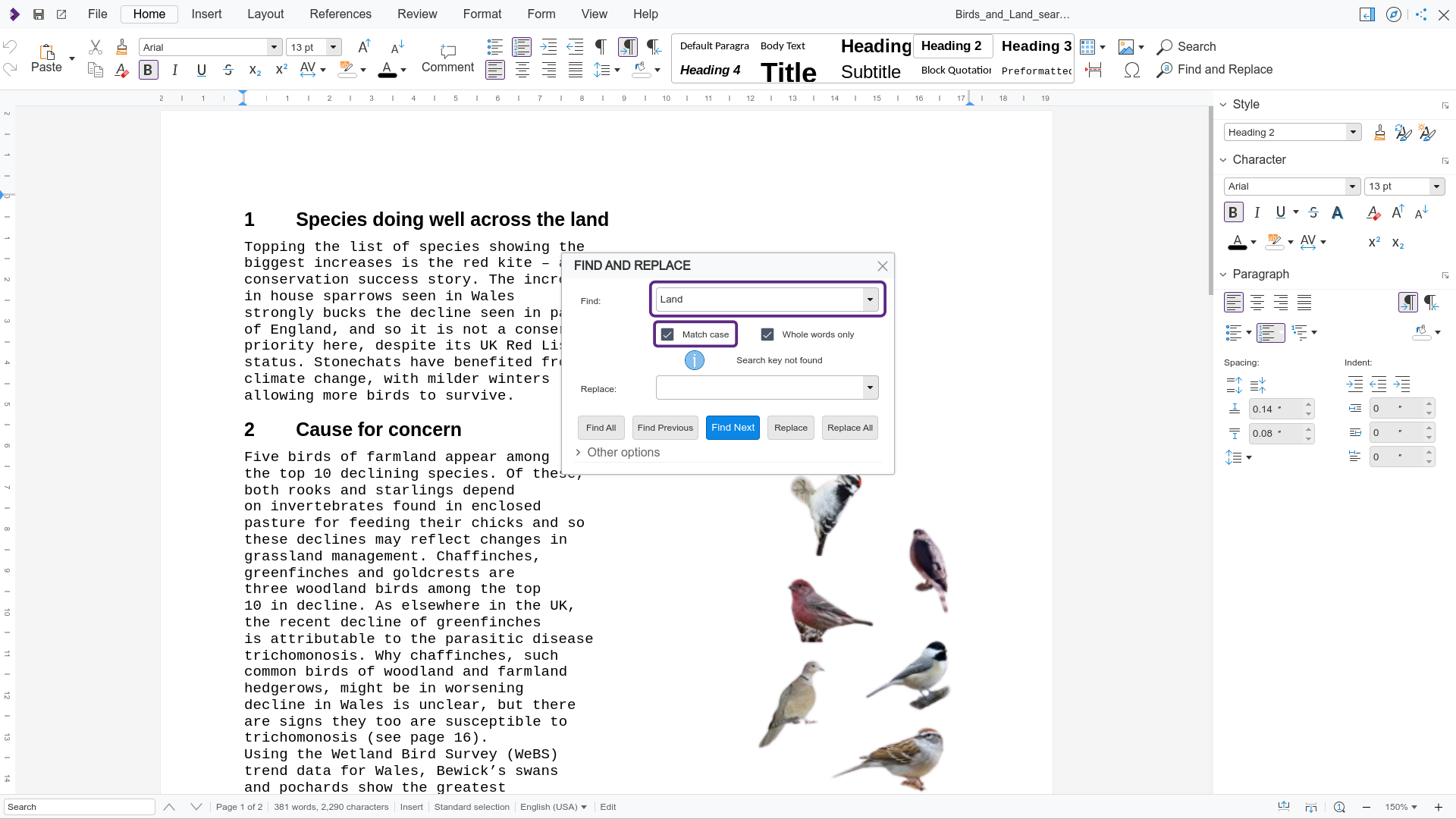 How To Use Find And Replace In Collabora Online Writer Collabora Online And Collabora Office