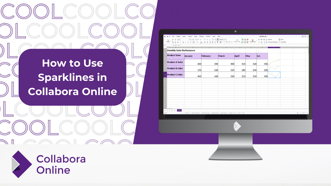 How to Use Sparklines in Collabora Online - Collabora Online and Collabora Office